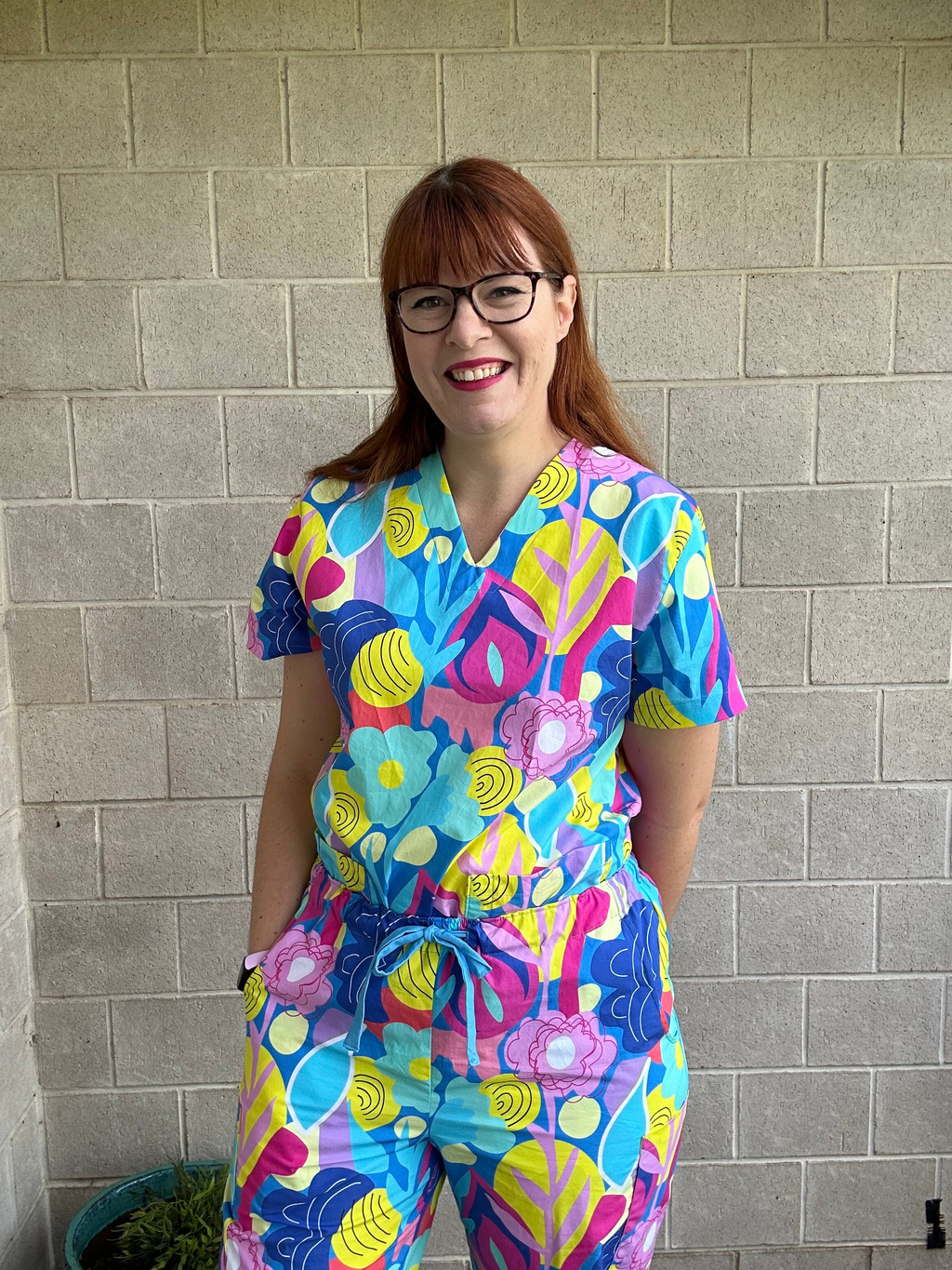 Floral Scrubs Australia | Handmade Scrub Tops & Sets with florals ...