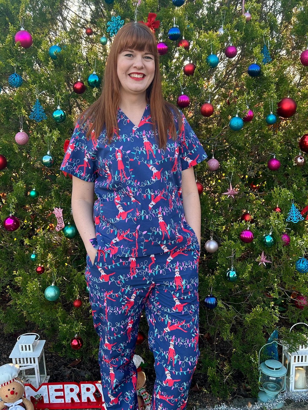 Christmas Scrubs by Whimsy Kaleidoscope | Handmade Aussie Artist ...