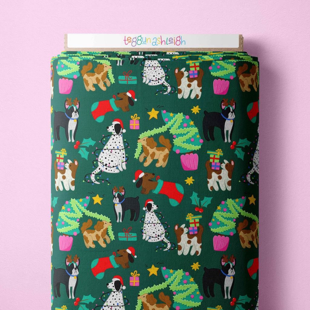 Christmas Dogs Green Scrub Set (Pre-order) – HettiSmith